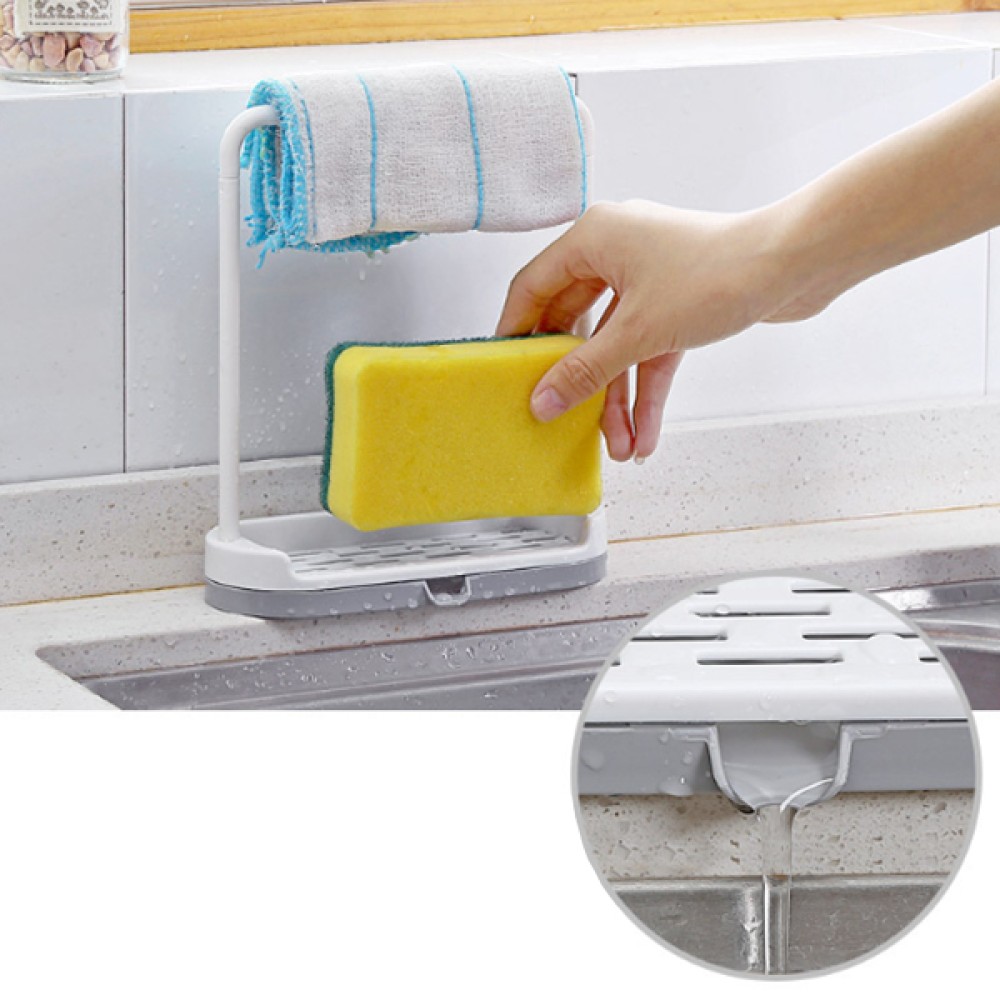 Sink Tidy Sponge Holder Dishcloth Hanger | JPS Household Products Ireland