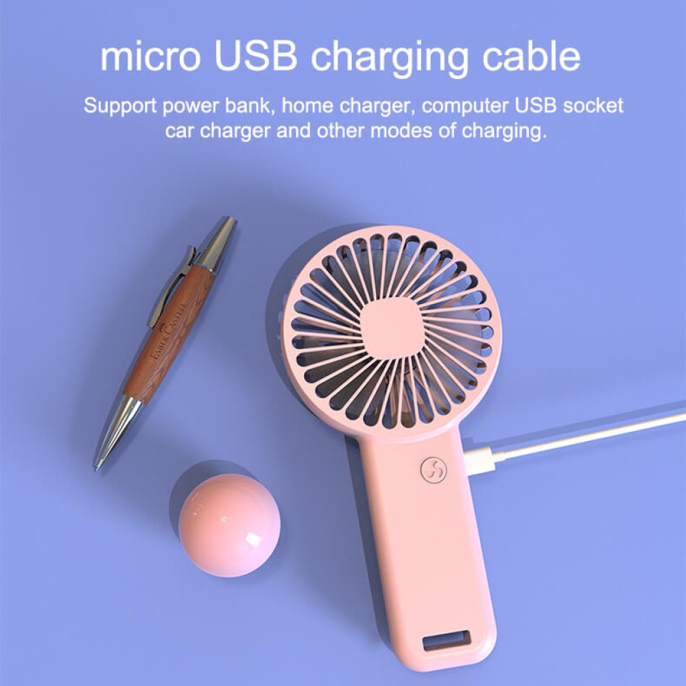 Handheld Fan Mini Fan Portable Fan Adjustable with USB charge