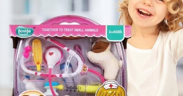Pet Care for Kids 3 Years Old, Kids Doctor Toy Set Dog