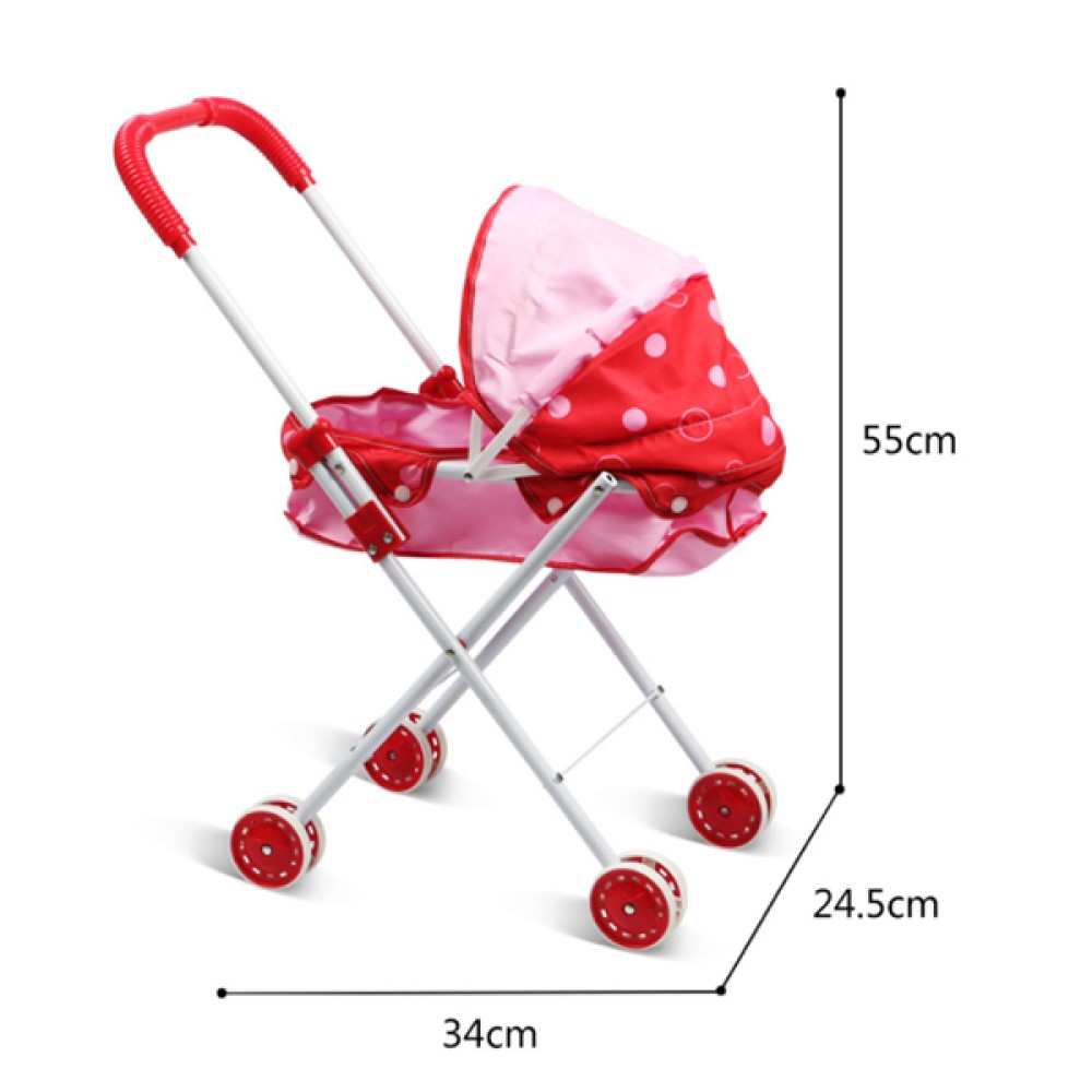 Foldable Baby-Doll-Stroller for Toddlers and Little Girls
