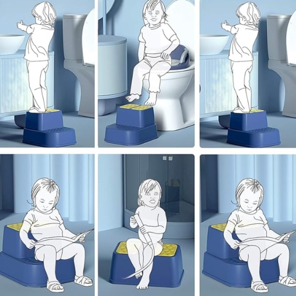 Multi-Use Kids' Stool for Bathroom and Potty Training