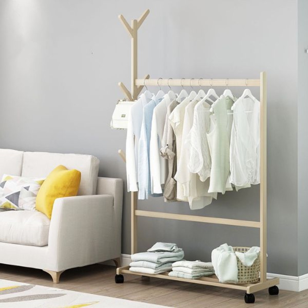 Solid Pine Wood Clothes Rack 100cm | JPS Household Products Ireland
