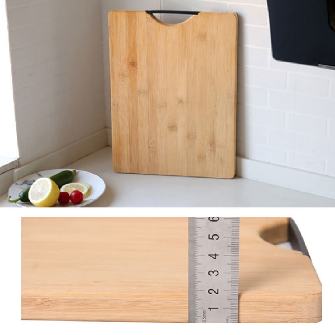 Bamboo Kitchen Chopping Board with Handle | JPS Household Products Ireland