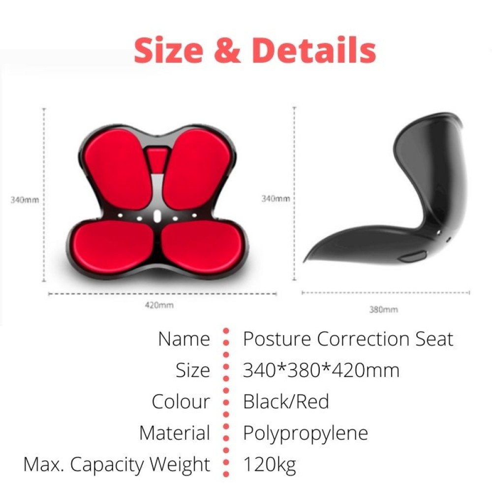 Posture Correction Cushion Seat Ergonomic Design | JPS Household Products Ireland