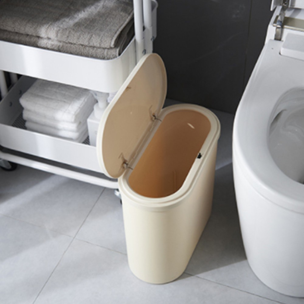Slim Plastic Narrow Kitchen Garbage Can | JPS Household Products Ireland