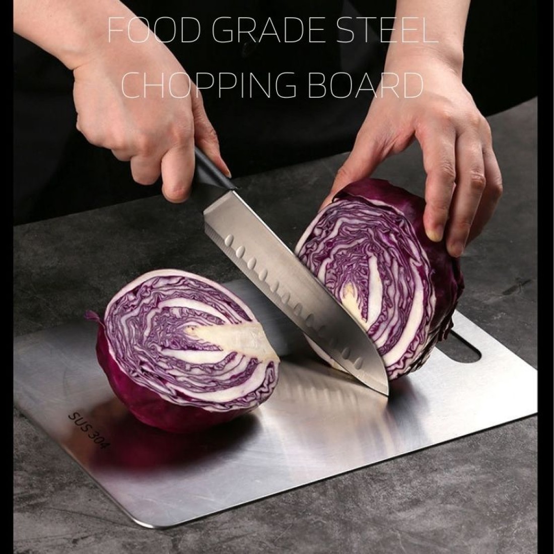 Stainless Steel Chopping Board Small/Large | JPS Household Products Ireland