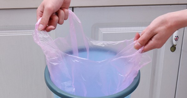 100pcs Kitchen Garbage Bag Tie Top Bin Bags