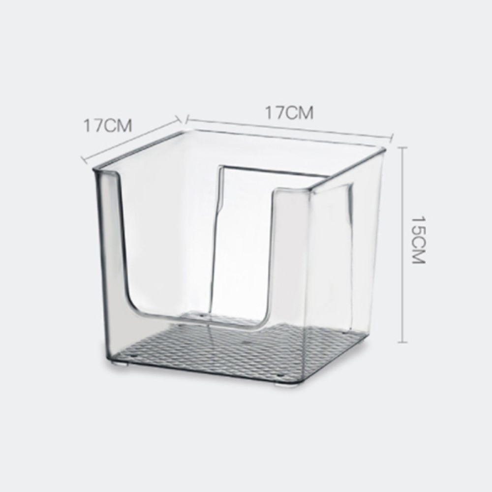 Transparent Gray Wall Mounted Storage Box | JPS Household Products Ireland