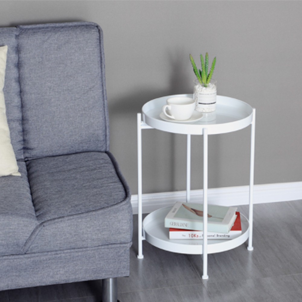 Nordic Iron Two Layers Side Table | JPS Household Products Ireland