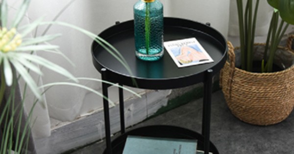 Nordic Iron Two Layers Side Table | JPS Household Products Ireland