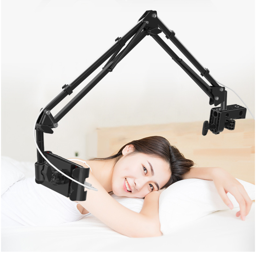 Advanced Stainless Steel Phone Holder Strong Grip 3 Fold Design