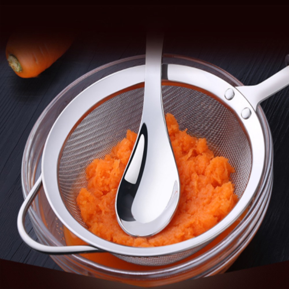 Stainless Steel Fine Wire Mesh Oil Filter Spoon